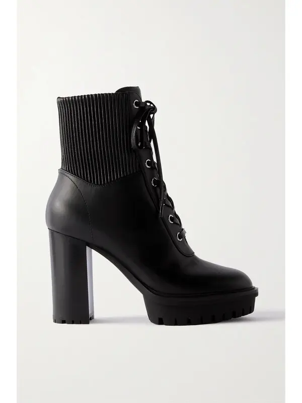 GIANVITO ROSSI Martis 70 Leather Ankle Boots