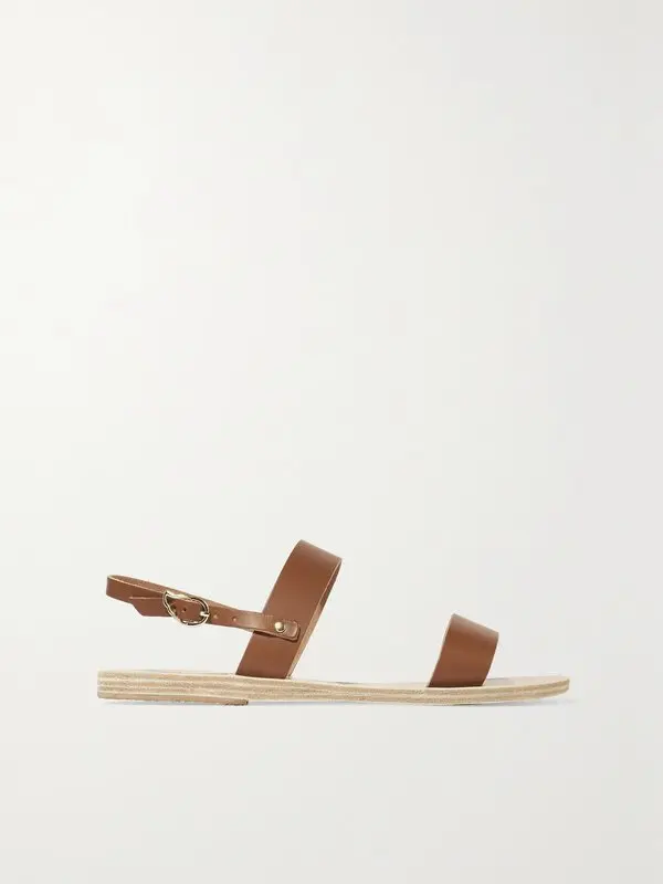 ANCIENT GREEK SANDALS Clio Leather Sandals - Brown
