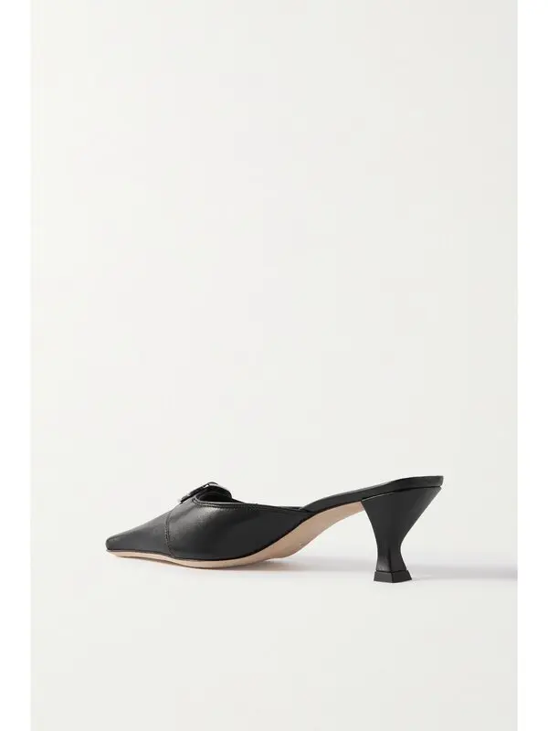 By Far Evelyn Leather Mules