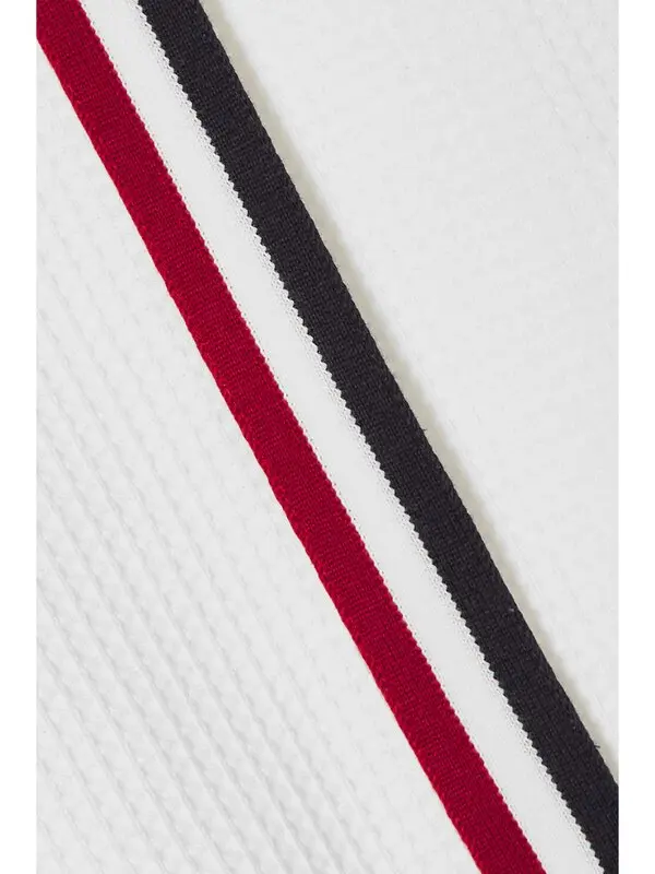 Thom Browne Wrap-effect Striped Mini Skirt