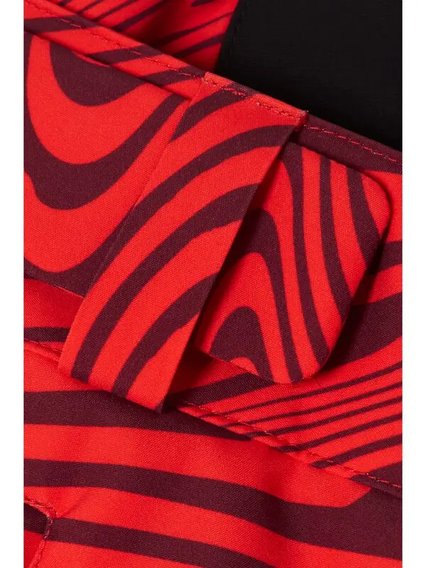 Aztech Mountain Ed Curtis Printed Ski Pants - Red