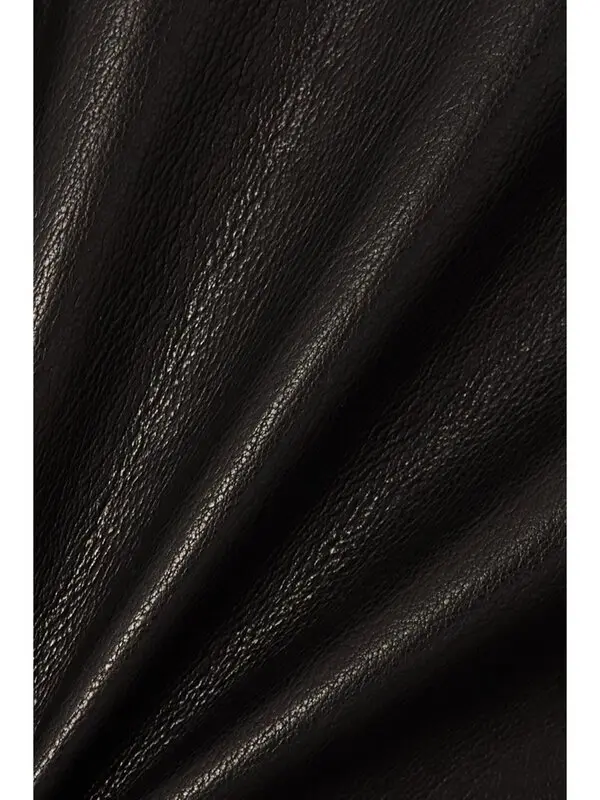 Khaite Rizzo Studded Textured-leather Jacket