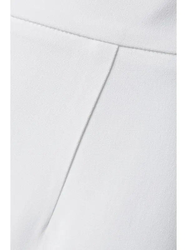 ET OCHS Stretch-cady Flared Pants - White
