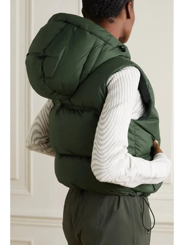 Aztech Mountain Snowbird Hooded Quilted Shell Down Gilet