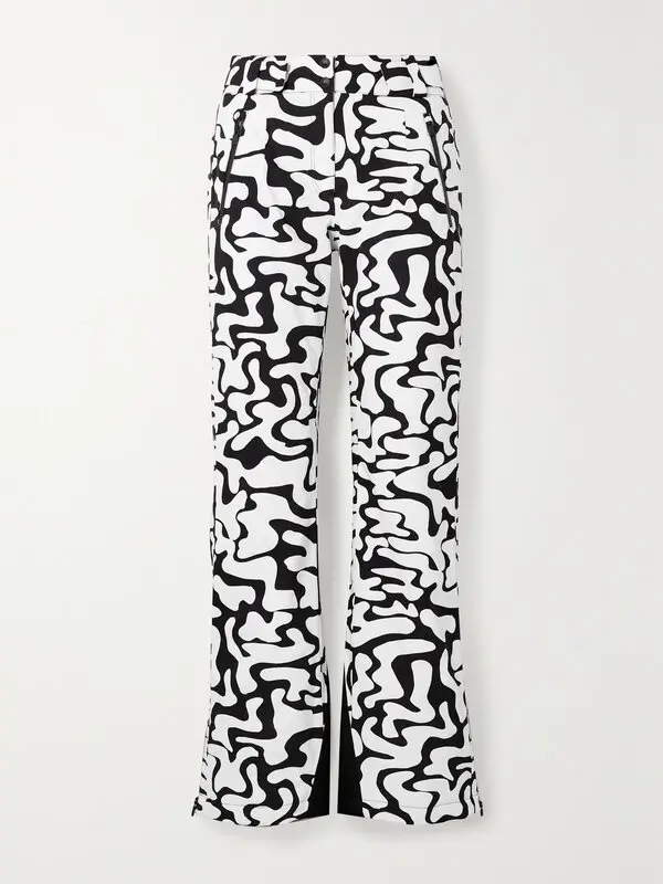 Aztech Mountain Ed Curtis Team Aztech Printed Padded Ski Pants - White