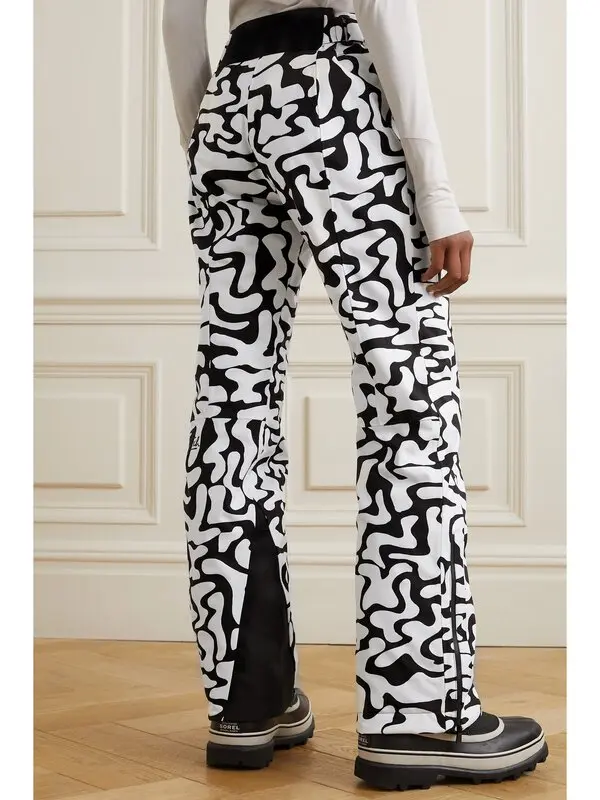 Aztech Mountain Ed Curtis Team Aztech Printed Padded Ski Pants - White