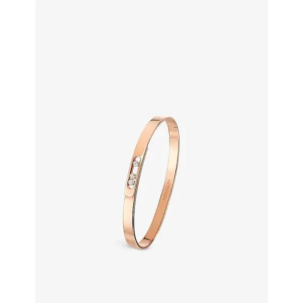 Messika Move Noa Diamond Bangle - Pink Gold