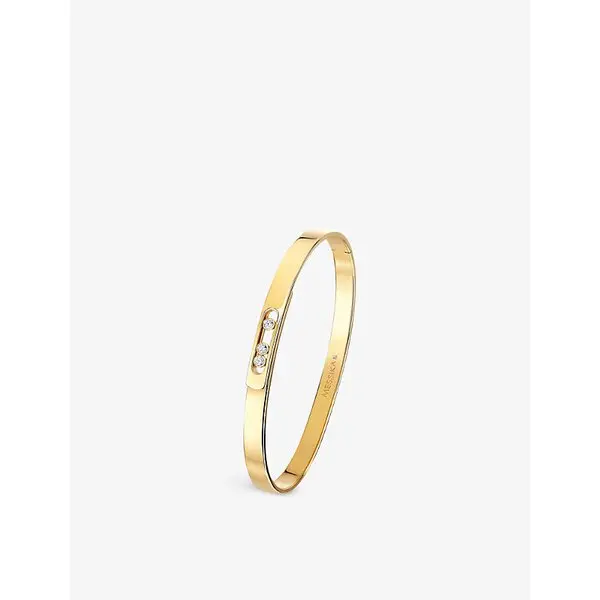 Messika Move Noa Diamond Bangle - Yellow Gold