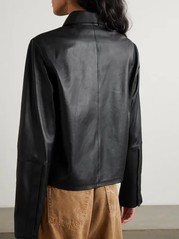 Our Legacy Auto Paneled Leather Jacket