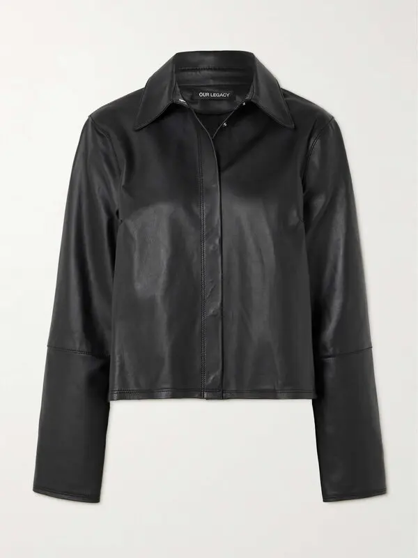 Our Legacy Auto Paneled Leather Jacket