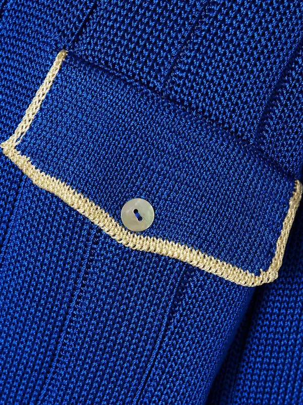 Calle Del Mar Ribbed-knit Shirt