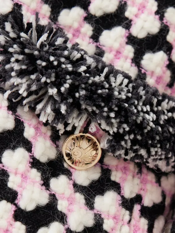 Emilio Pucci Fringed Wool-blend Tweed Jacket