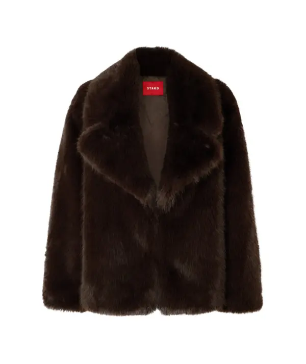 Staud Soprano Faux Fur Jacket