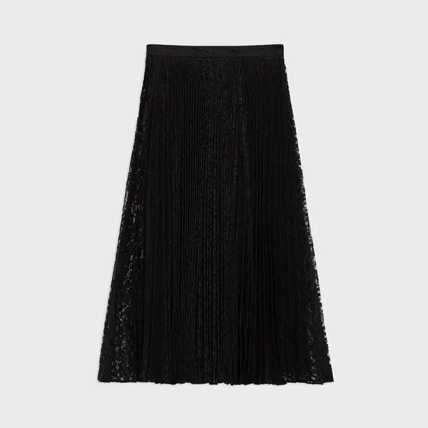 Theory Pleated Midi Skirt