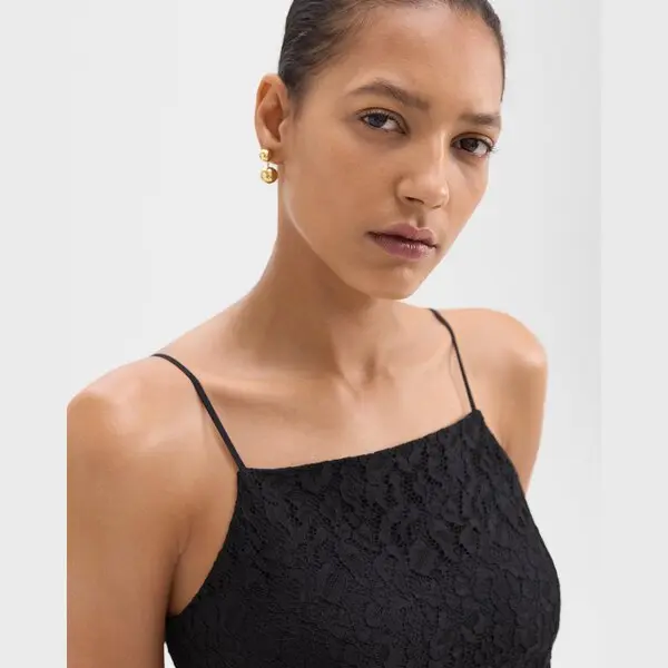 Theory Slip Dress In Leopard Lace