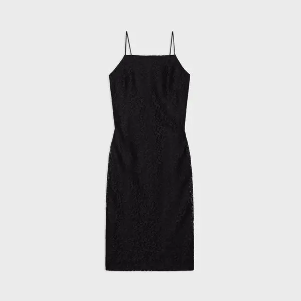 Theory Slip Dress In Leopard Lace