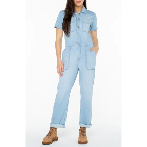Roxy Servo Denim Jumpsuit - Paradise Blue