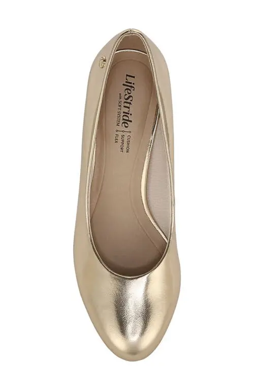LIFESTRIDE Parigi Pump - Gold