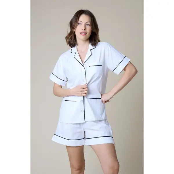 KIP Premium Cotton Short Set - Monochrome