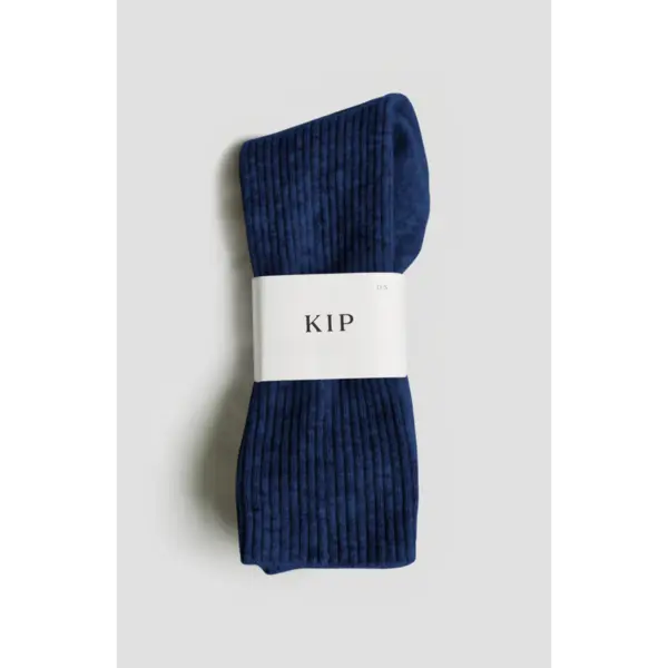 KIP Merino Cashmere Sleep Socks - Midnight Blue