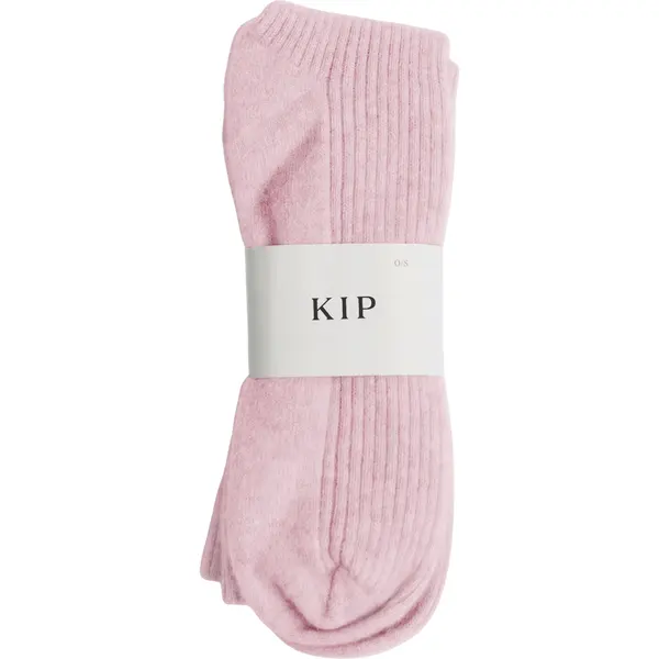 KIP Merino Cashmere Sleep Socks - Pink Peony