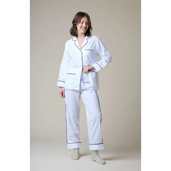 KIP Premium Cotton Pajama Set - Monochrome