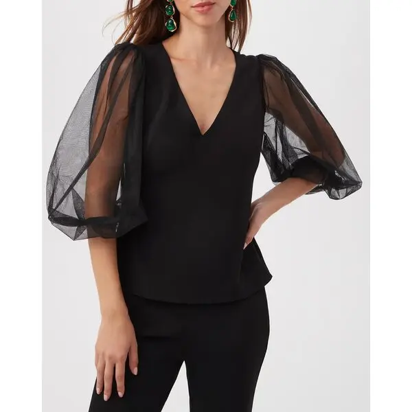 Trina Turk Lilith Top - Black