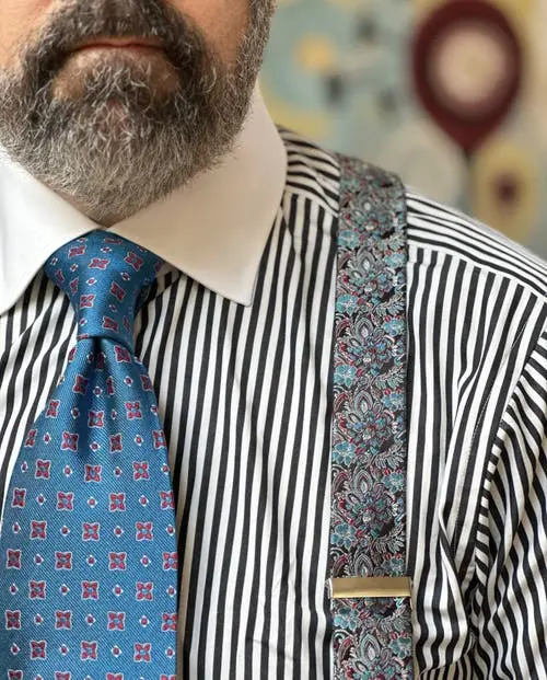 Trafalgar Enzo Exploded Floral Suspenders