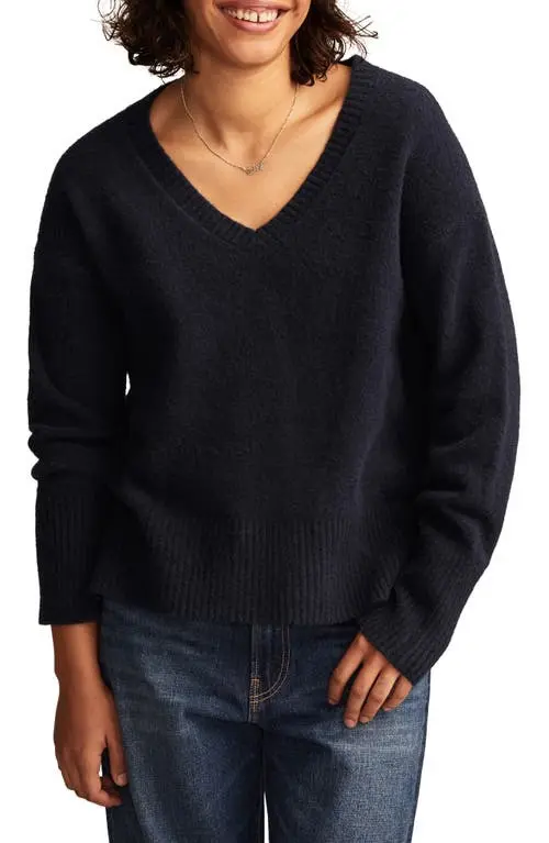 Lucky Brand V-neck Sweater - Ocean Deep