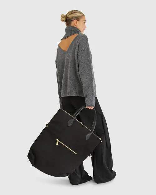 BELLE & BLOOM Right Here Waiting Knit - Charcoal