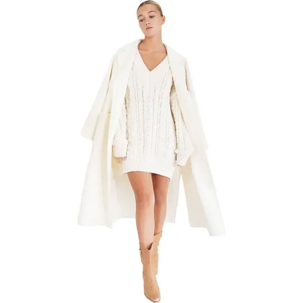 BELLE & BLOOM Still The One Chunky Oversize Knit - Cream