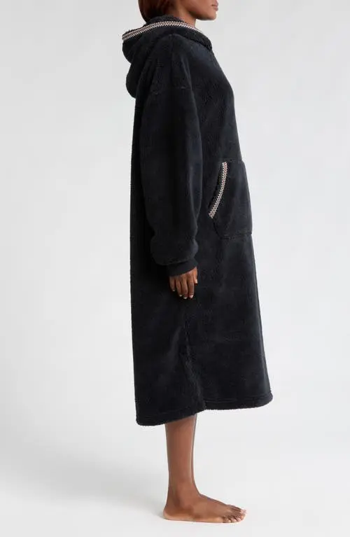 UGG Long Fleece Hoodie - Blk