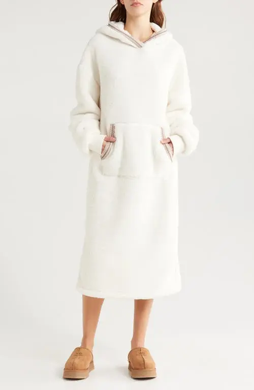 UGG Long Fleece Hoodie - Crm