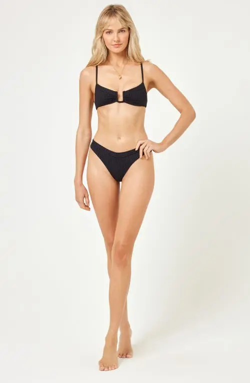 L*Space Peyton Bikini Top - Black