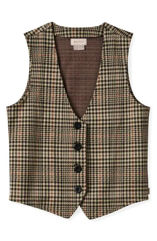Brixton Plaid Relaxed Fit Vest
