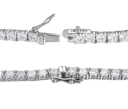 DONATELLO GIAN Round Cut Tennis Necklace