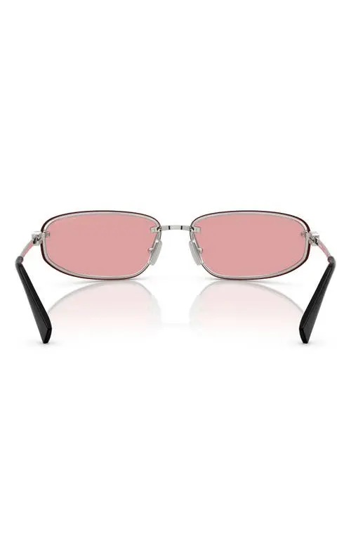 Miu Miu 69mm Oversize Oval Sunglasses