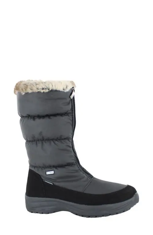 Naot Snow Faux Fur Lined Water Resistant Boots - Black
