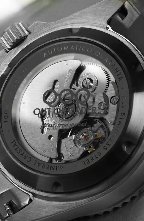 OUT OF ORDER Automatico Quaranta Bracelet Watch - Black