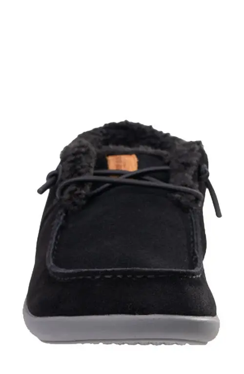 REVITALIGN Siesta Faux-fur Lined Shoe - Black