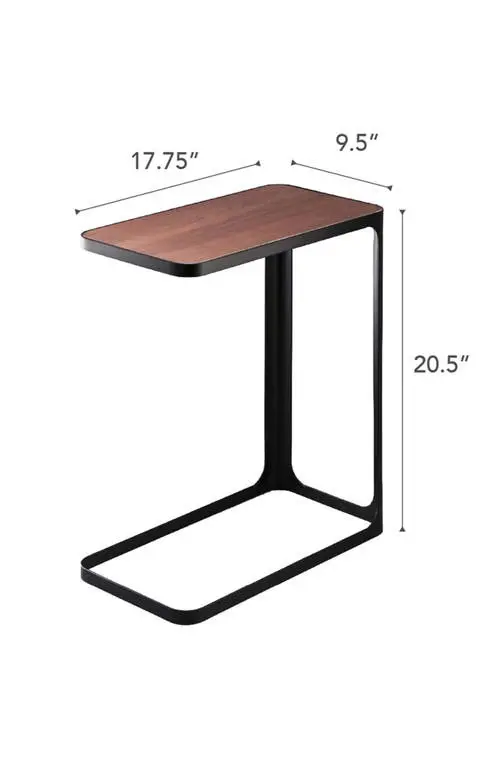 YAMAZAKI Wood & Steel Accent Table