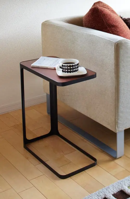 YAMAZAKI Wood & Steel Accent Table