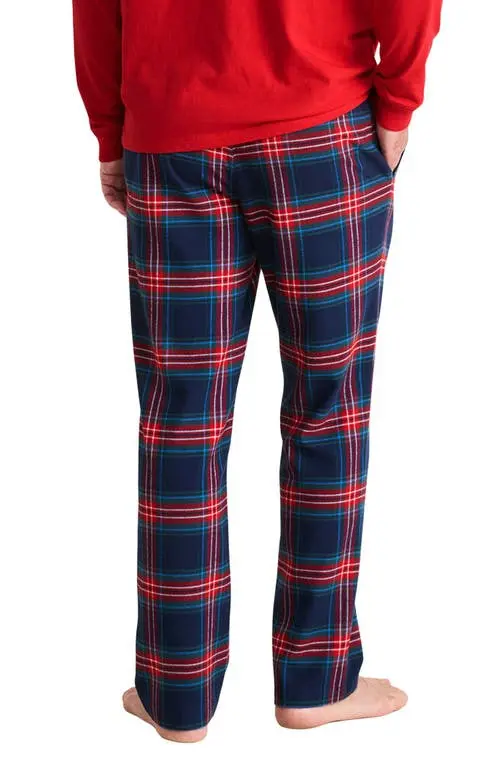 Vineyard Vines Holiday Print Flannel Lounge Pants - Blue/red