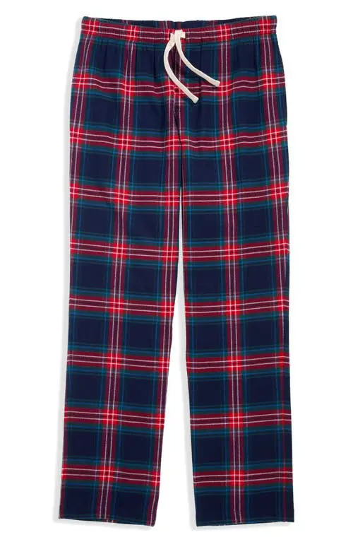 Vineyard Vines Holiday Print Flannel Lounge Pants - Blue/red