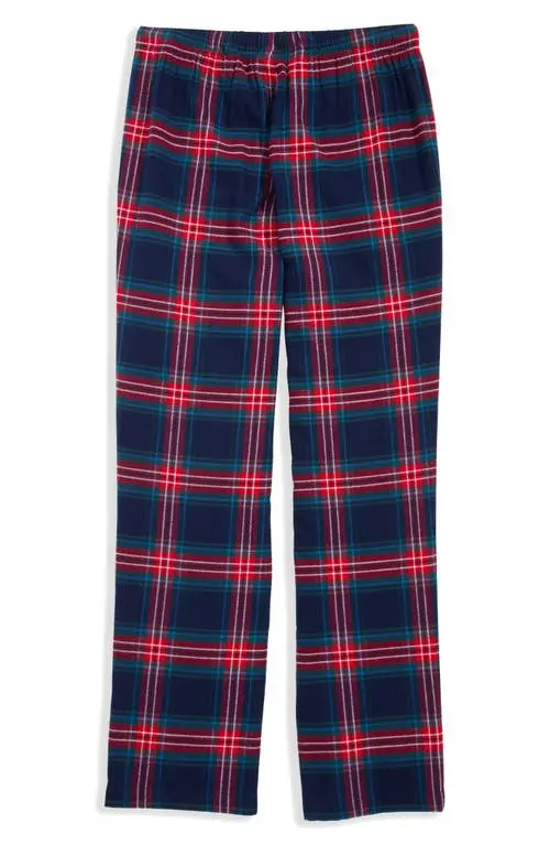 Vineyard Vines Holiday Print Flannel Lounge Pants - Blue/red