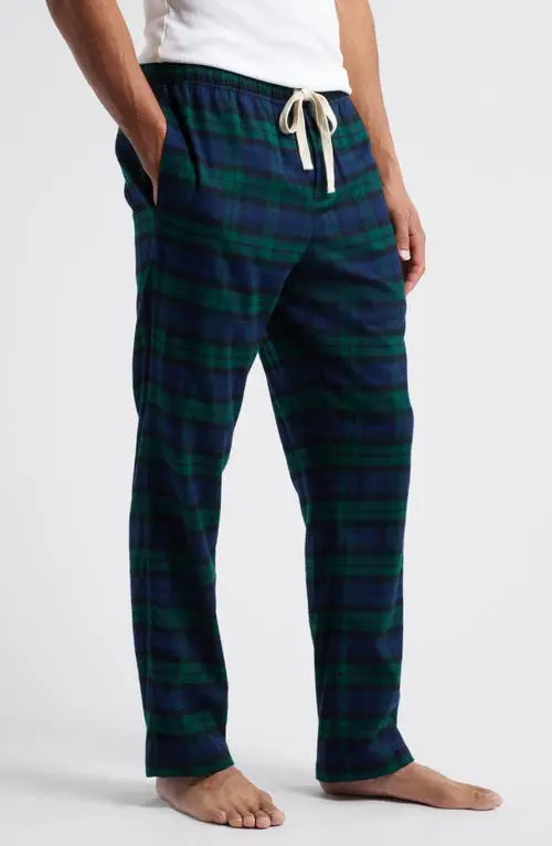 Vineyard Vines Holiday Print Flannel Lounge Pants - Charleston Green