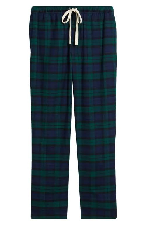 Vineyard Vines Holiday Print Flannel Lounge Pants - Charleston Green