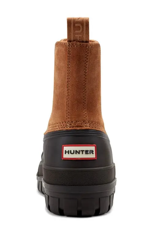 Hunter Sutton Waterproof Duck Boot - Medium Brown 210