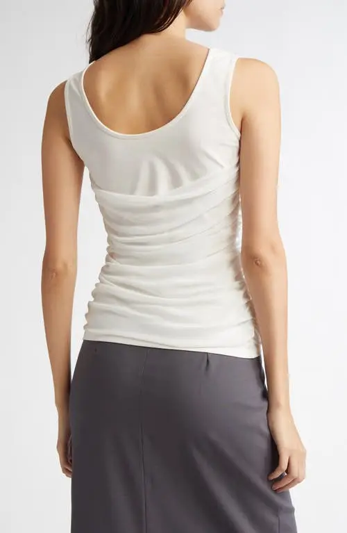 Paloma Wool Vichyl Gathered Overlay Tank