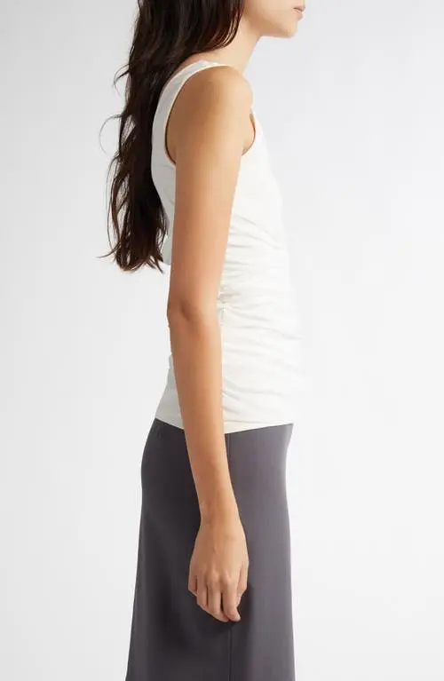 Paloma Wool Vichyl Gathered Overlay Tank